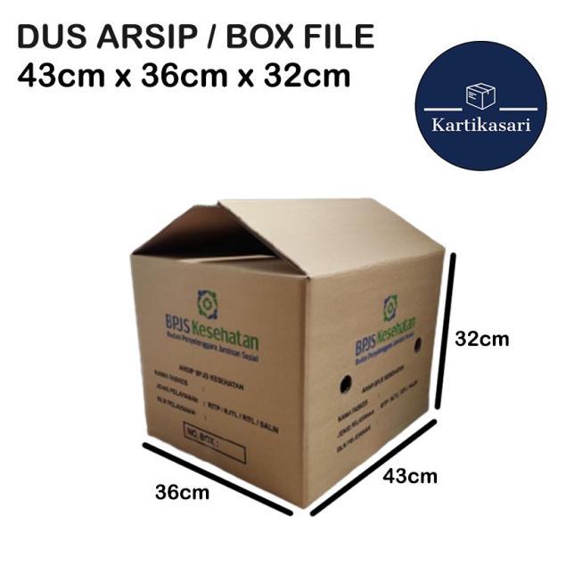 Jual Kardus File / Dokumen / Dus Arsip Bpjs Kesehatan Box Arsip 43X36X32 Cm - Jakarta Barat ...