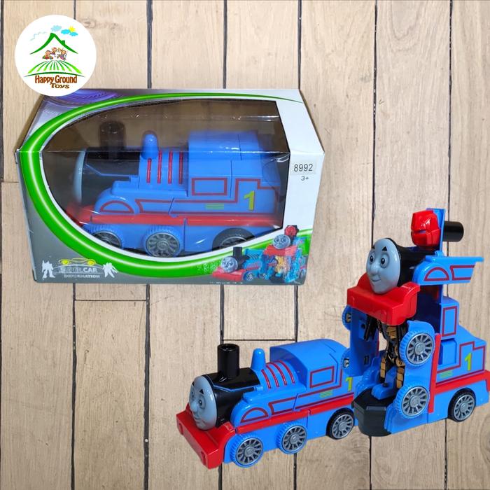 Jual Mainan Anak BO Kereta Api Transform / Kereta Berubah Robot Tomas ...