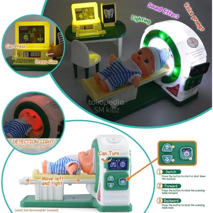 Jual Kids Doctor Ct Scan/mainan Dokter Anak Ct Scan Di Seller Velvet ...