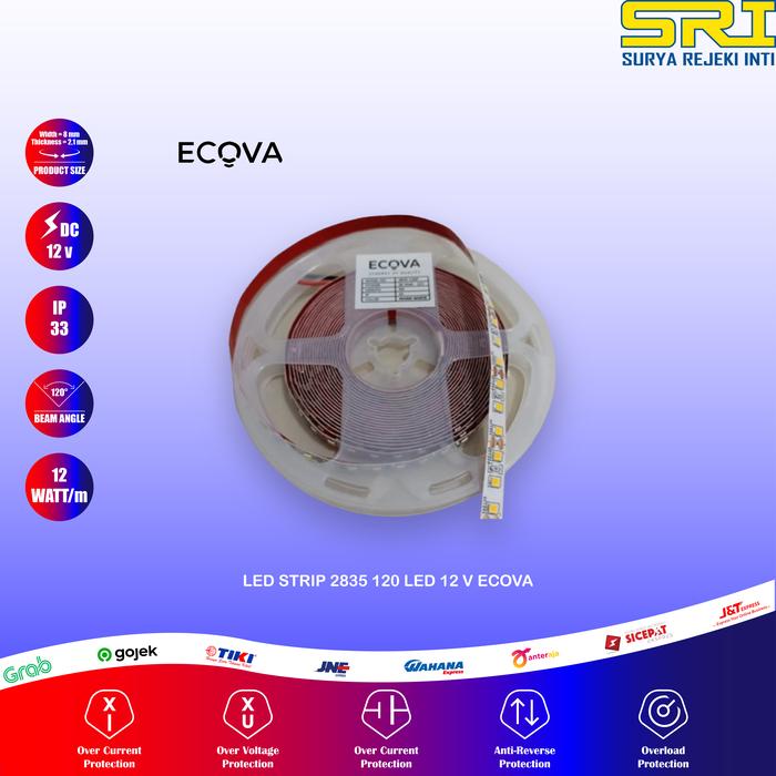 Jual Led Strip 120 Led 12v 2835 Warm White Ecova - Jakarta Pusat ...