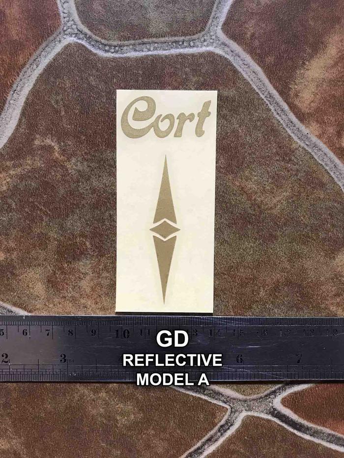 Jual Pair Cort Sticker Logo Headstock Akustik Elektrik Folk Gitar ...