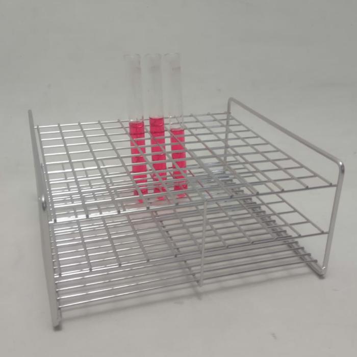 Jual RAK TABUNG REAKSI 15mm 100-holes Test Tube Rack SS304 | USBECK ...