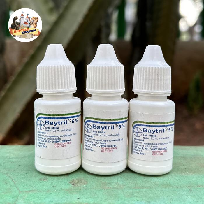 Jual Baytril 5% Obat Pilek Torto / Obat Flu Kura / Obat Pilek Hewan - Jakarta Pusat ...