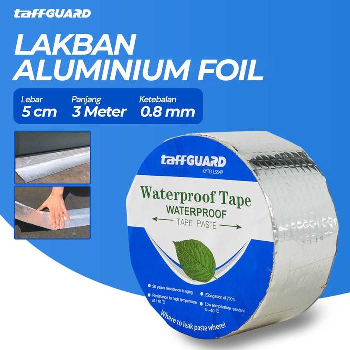 Promo Lakban Anti Bocor Lem Perekat Anti Air Waterproof Aluminium Foil Anti Bocor Tahan Panas -3 ...