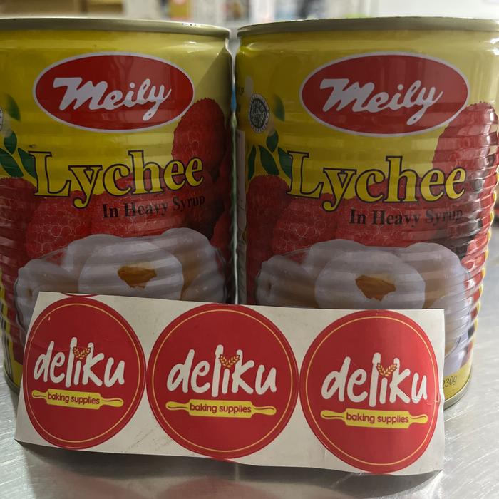 Jual Meily leci kaleng lychee in heavy syrup 230gr - Kota Depok ...