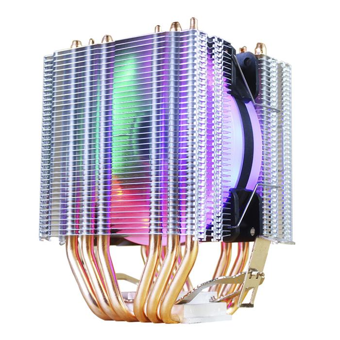 Jual snowman HSF CPU cooler RGB 6 heatpipes 9 cm dual tower fan intel ...