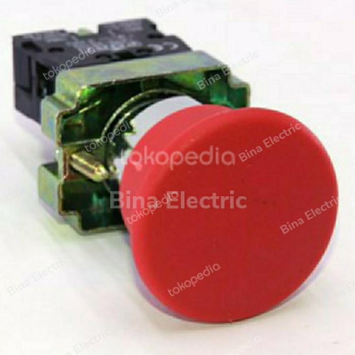 Jual Emergency Push Button 22mm LAY5-BS542 / Push Button Emergency 22mm ...