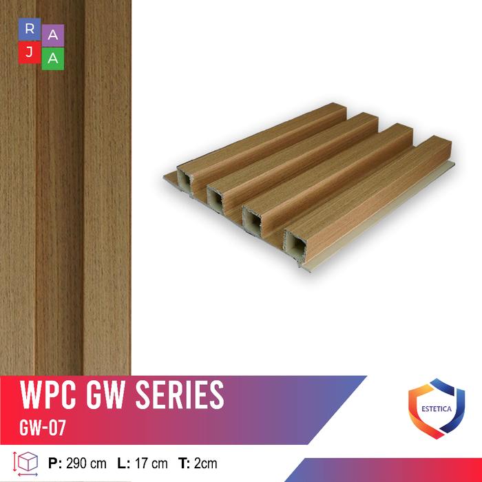 Jual Wallpanel WPC Wood Panel Kisi Kisi Kayu Panjang 2.90 per Meter - GW 07 - Kab. Bekasi - RAJA ...
