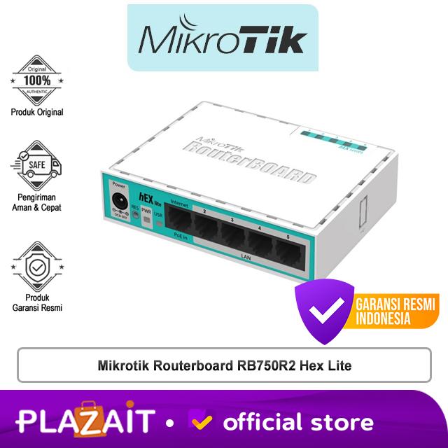 Promo Mikrotik Routerboard RB750R2 (Hex-lite) Routerboard 5 port OS L4 ...