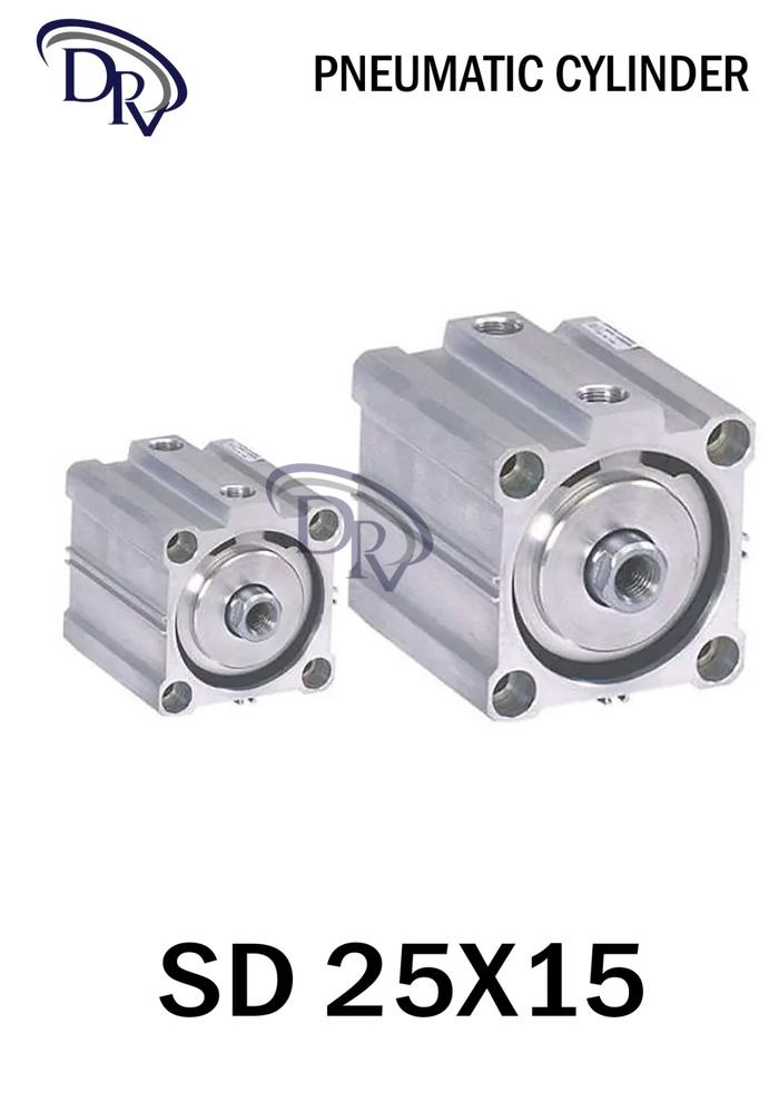 Jual Compact cylinder pneumatic EMC SD 25X15 SDA KOTAK - Jakarta Barat ...
