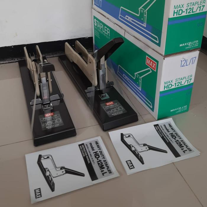 Jual Hekter Staples Steples Besar Jilid Buku Jumbo Stapler Max HD-12L ...
