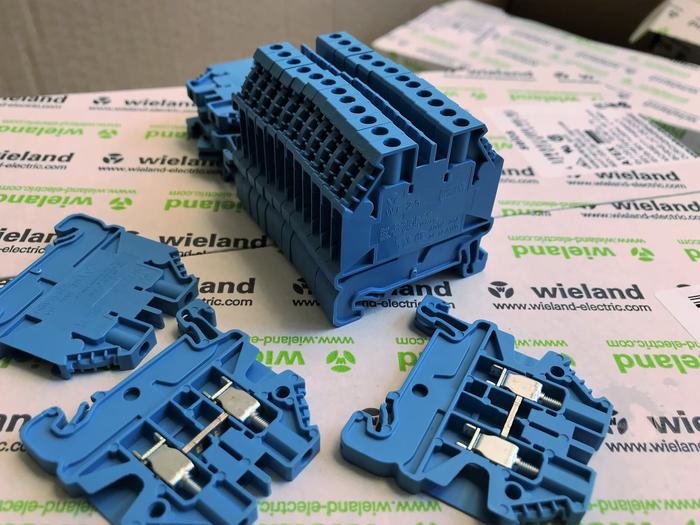 Jual Terminal Block Wieland WT-4BL, 4mm 1000V 32A Blue (58.504.0055.6 ...