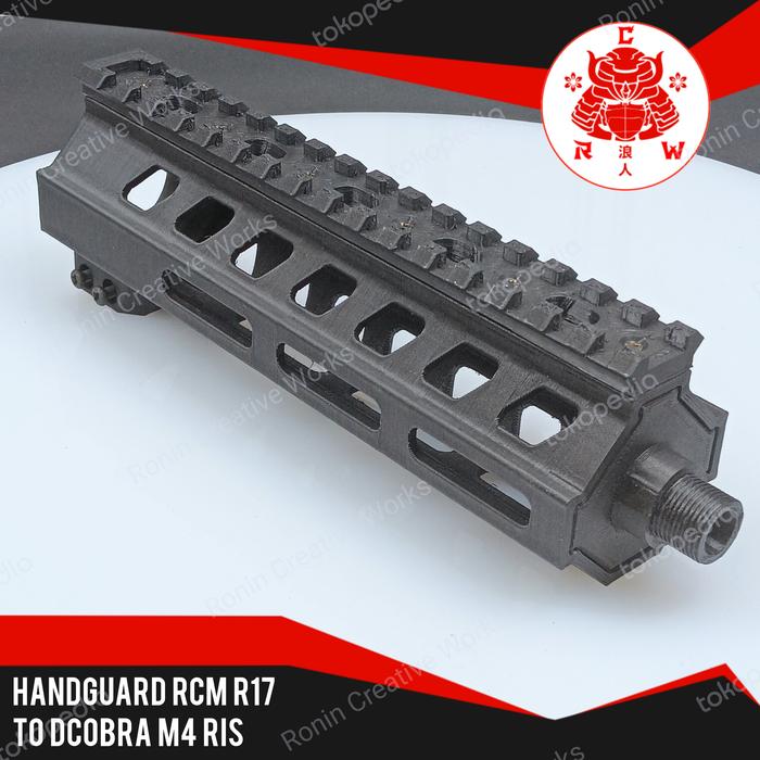 Jual Handguard RCM R17 to Dcobra M4 Ris MLOK Spring D'Cobra M416 ...