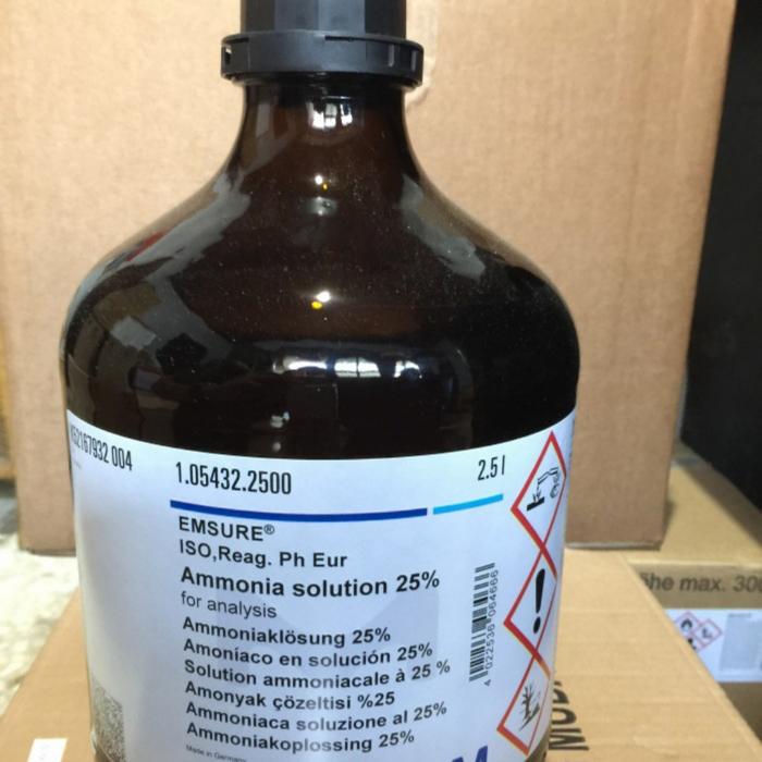 Jual ammonia solution 25% merck repack 1L - Kota Depok - Mbangunlab ...