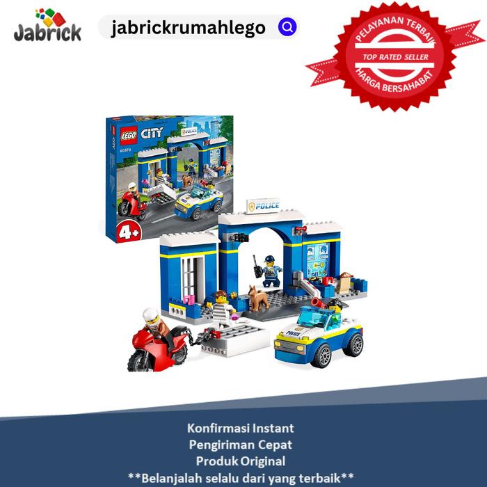 Jual LEGO 60370 City Police Station Chase Playset with Car Toy ...