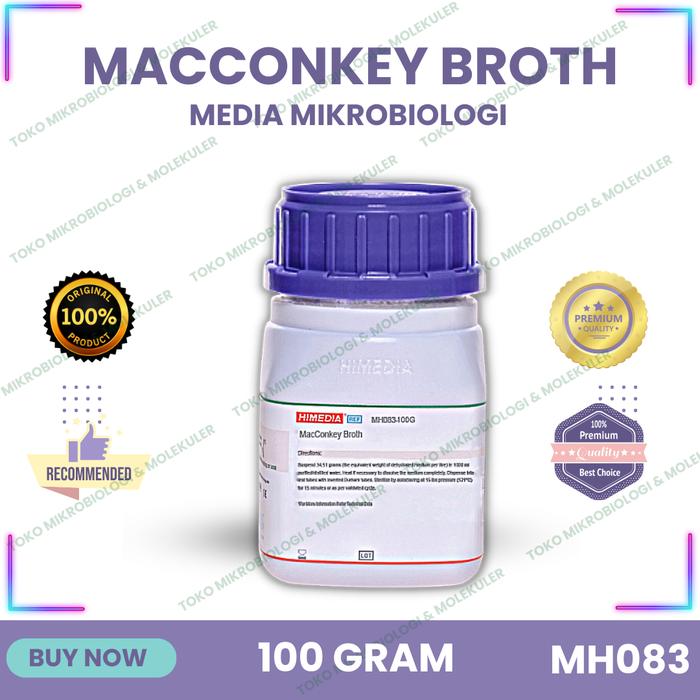Jual MacConkey Broth - Media Mikrobiologi, 100 gram - Kab. Bogor - Toko ...