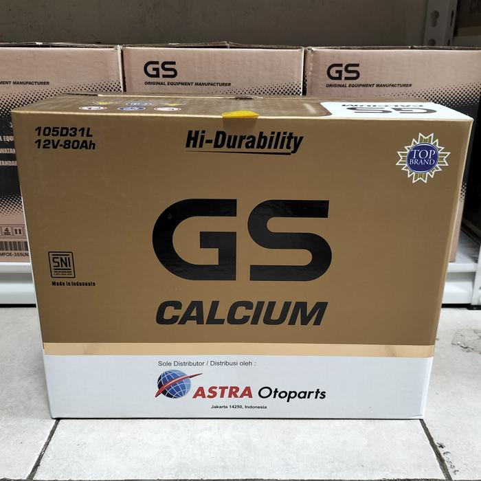 Jual AKI MOBIL GS CALCIUM ASTRA 105D31L 12v-80ah - Jakarta Selatan - LanggengBattery | Tokopedia