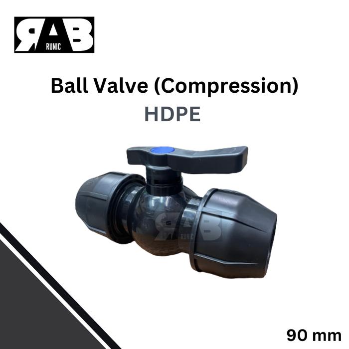 Jual Ball Valve / Stop Kran HDPE Compression 3" inch (90 mm) - Jakarta Barat - Toko Runic ...