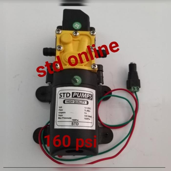 Jual PUMP ASSY 12V 160PSI STD PUMPS POMPA STEAM DC DINAMU POMPA DINAMO ...