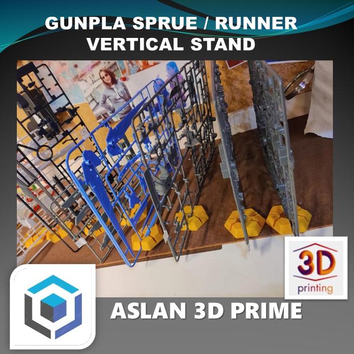 Jual GUNPLA SPRUE / RUNNER VERTICAL STAND GUNDAM Custom Color 3D Print ...
