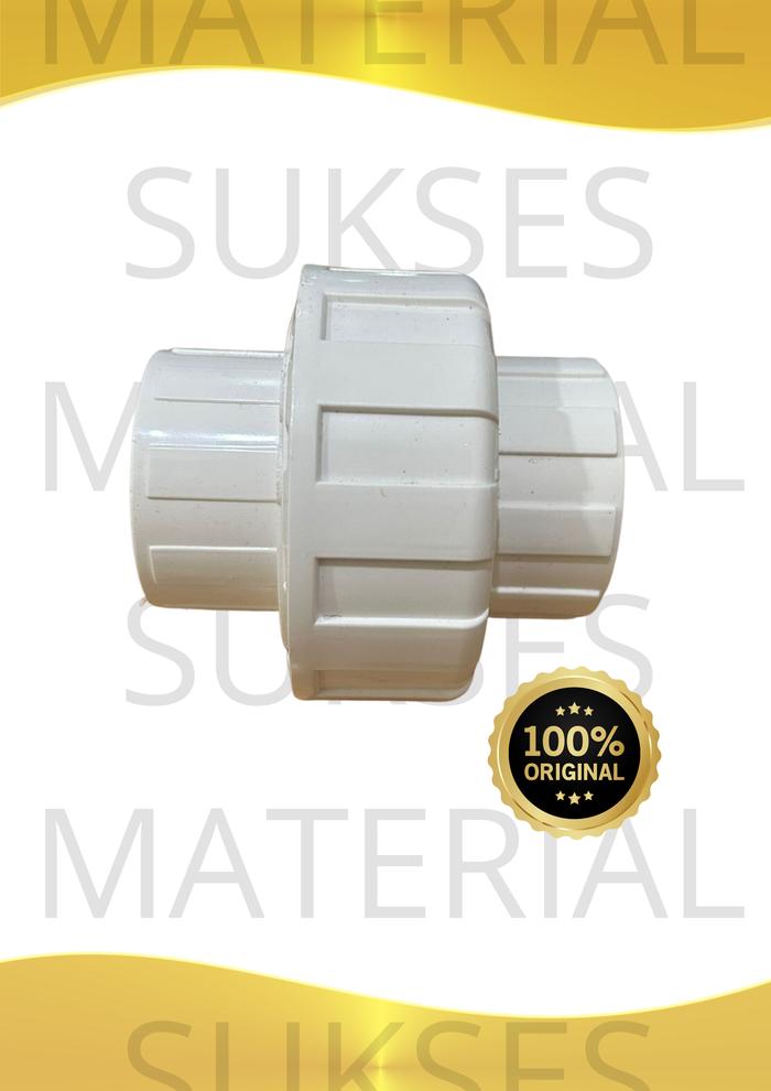 Jual WATERMUR PVC CISAL 1" INCH / WATER MUR POMPA UNION FITTING PIPA - Jakarta Barat - Material ...