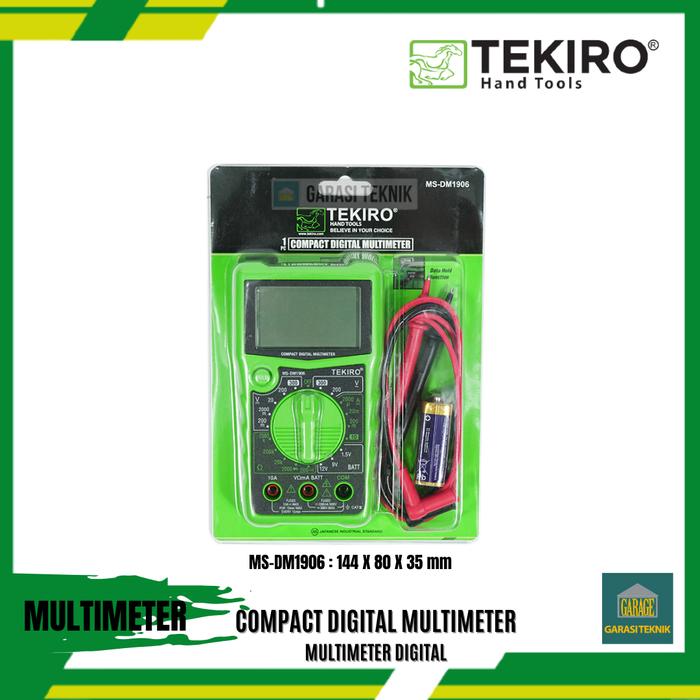 Jual Compact Digital Multimeter - Tekiro MS-DM1906 - multimeter tekiro ...
