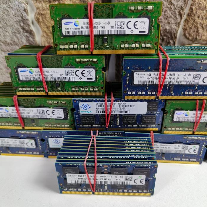 Jual Ram laptop sodim 4 Gb ddr3 Pc3L merk Kingstone, SK Hynix - Kota ...