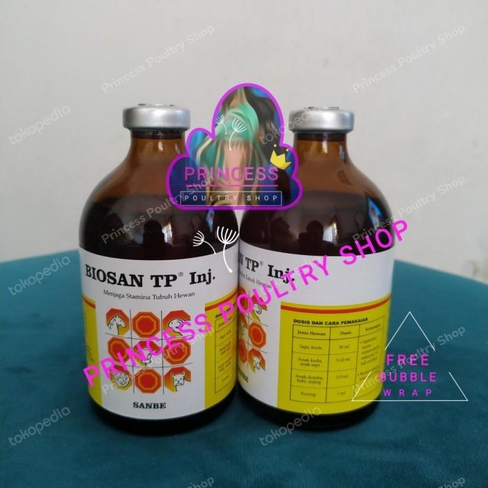 Jual BIOSAN TP Inj 100 ml - Menjaga Stamina Dan Daya Tahan Tubuh Hewan ...