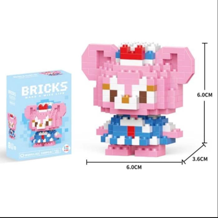 Jual Nano block Bricks DIY nano block karakter - Shellie May - Jakarta ...