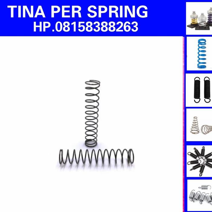 Jual Per Spring Tekan Stainless K 0.3 mm OD 2 mm Panjang 50 mm ...