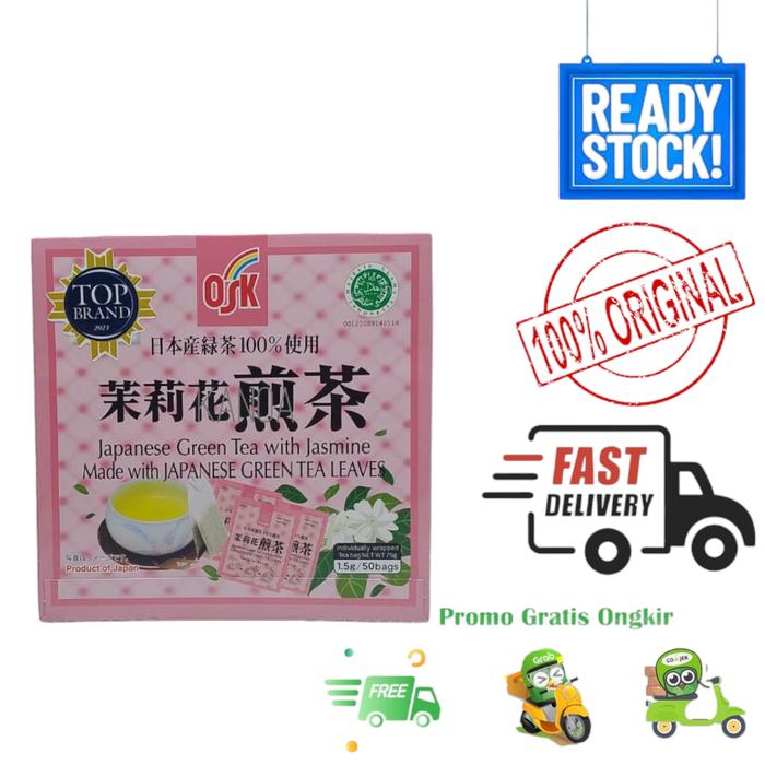 Promo OSK Japanese Green Tea with Jasmine Teh Hijau Jepang melati isi 50 - Jakarta Barat - kanoa ...