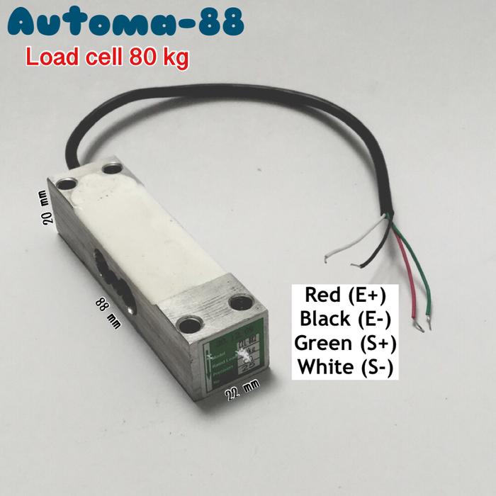 Jual Loadcell CZL-882 10kg Load cell 10 kg 88mm Spare Part Sensor ...