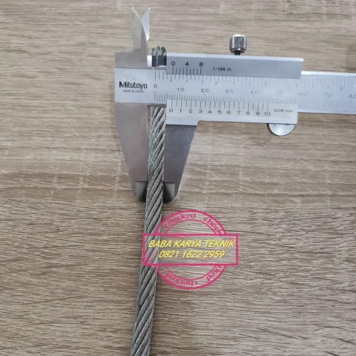 Jual KABEL SELING BAJA/ WIRE ROPE 7mm 8x19 Stahl GALVANIZED 3300389 ...