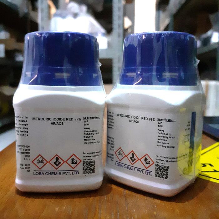 Jual MERCURIC IODIDE RED 99% for analysis Equivalen merck ecer 5g ...