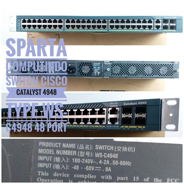 Jual Cisco catalyst 4948 Type WS-C4948 48 Port - Jakarta Timur - SPARTA ...