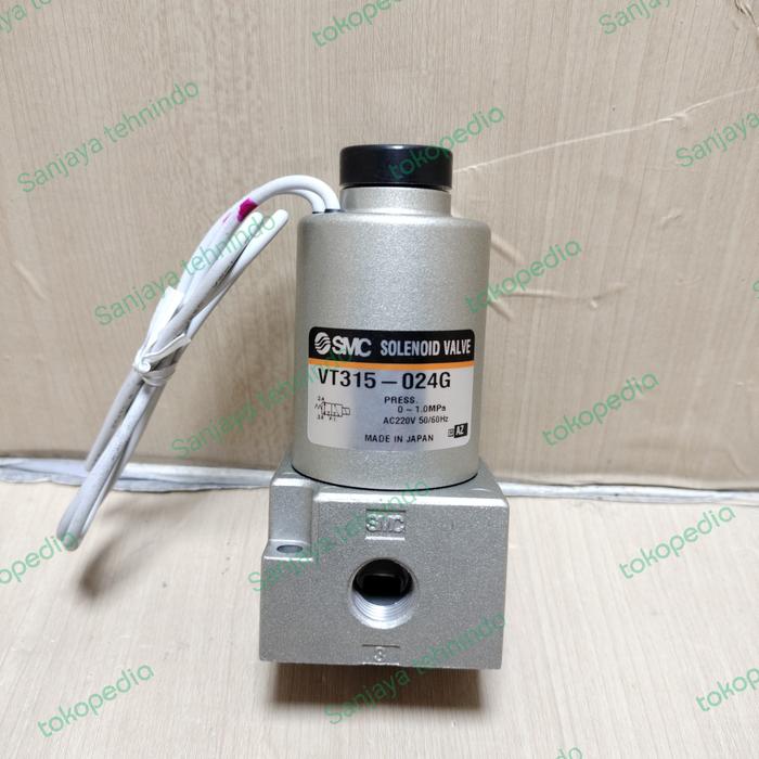 Jual Solenoid valve smc VT315-024G 220VAC - Kota Tangerang - Sanjaya tehnindo | Tokopedia