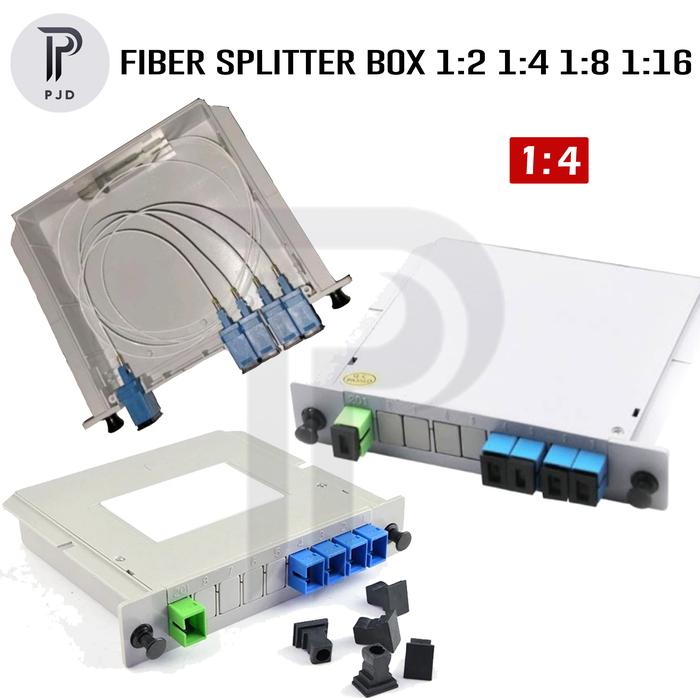 Jual Passive Splitter Plc Box Fo 1:2 1:4 1:8 1:16 Sc Fiber Optik ...
