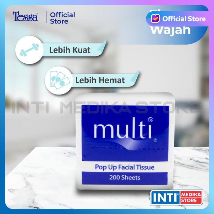 Promo MULTI - Facial Tissue 2 Ply ECO POP UP 200s | Tisu Wajah Travel ...