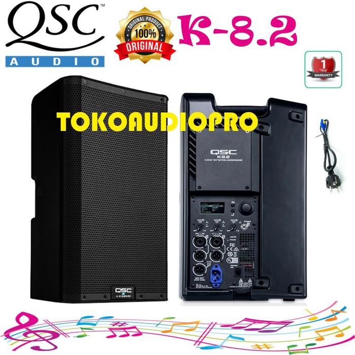 Jual Speaker QSC K8.2 2000W 8 inch Powered Speaker Aktif Qsc k-8.2 - Jakarta Pusat ...