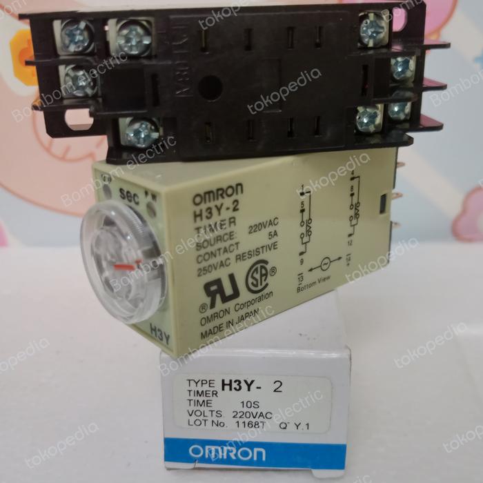 Jual timer omron h3y-2 220v 10sec/detik original - Jakarta Barat - shop lestari listrik | Tokopedia