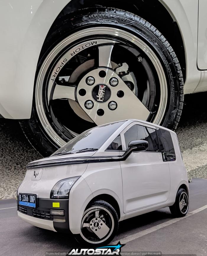 Jual MODIFIKASI WULING AIR EV MENGGUNAKAN VELG HSR PLANKTON R14 BMF ...