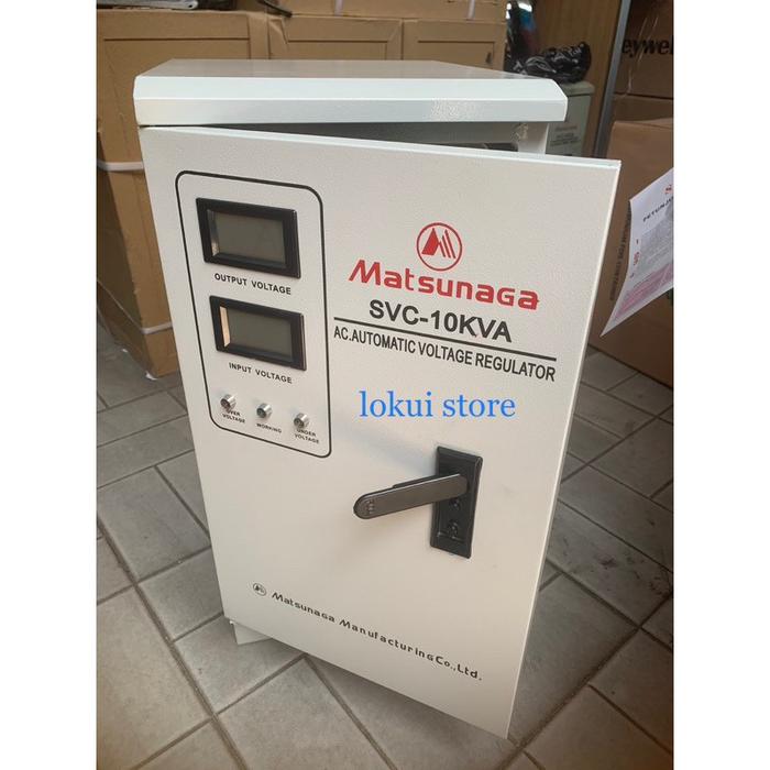Jual Stabilizer listrik MATSUNAGA 10.000 watt 10000 WAT 10.000 W STAVOL ...
