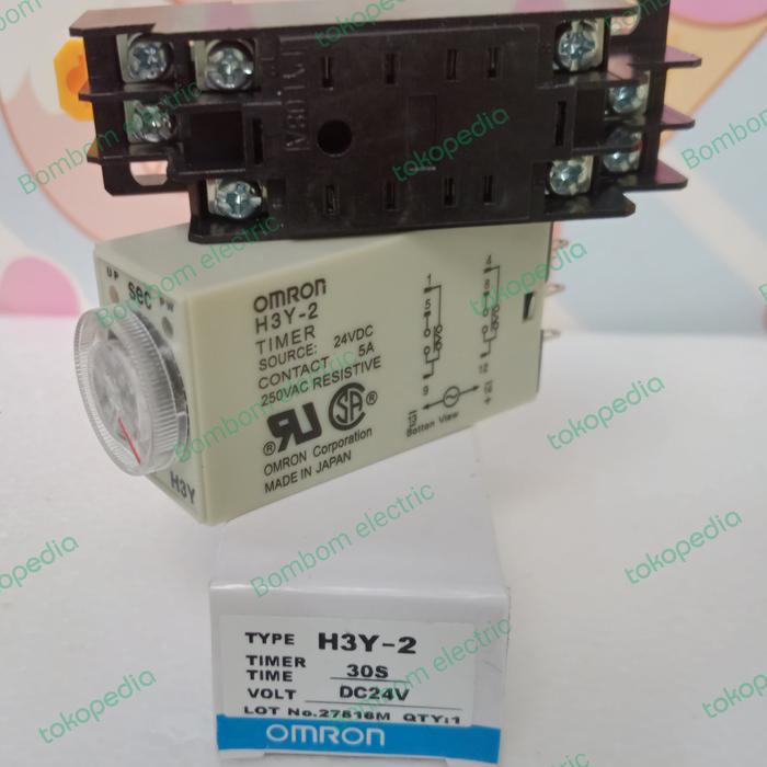 Jual timer omron h3y-2 24vdc 30sec/detik original - Jakarta Barat - shop lestari listrik | Tokopedia