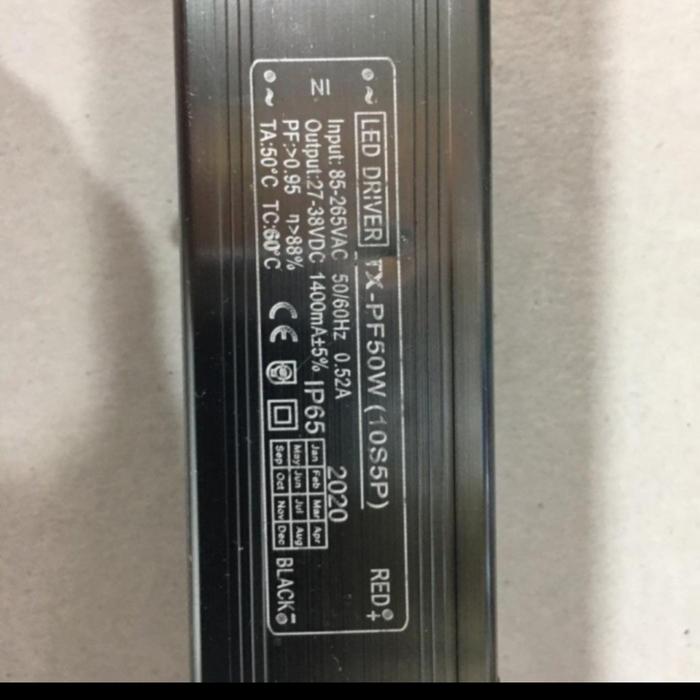 Jual mata chip lampu jalan pju led 50w 50 w komponen street light 12v ...