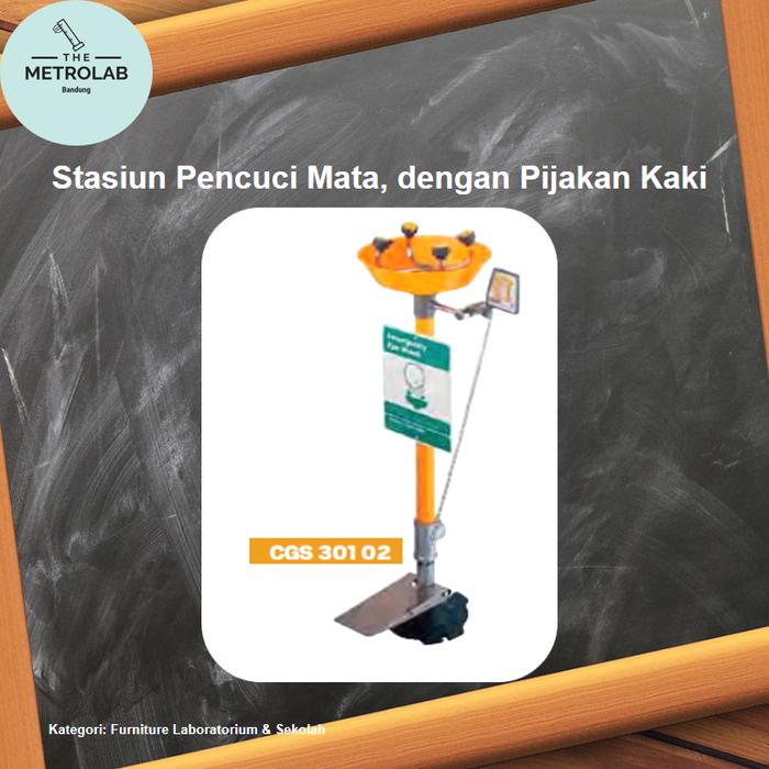 Jual Stasiun Pencuci Mata, dengan Pijakan Kaki | Eyewash Station - Kab ...