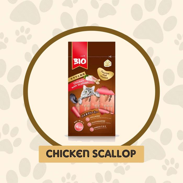 Jual Bio Creamy Treats Snack Kucing Makanan Basah Kucing - Tuna - Kota ...