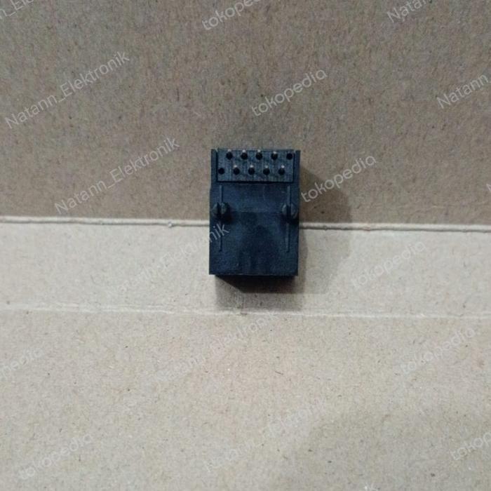 Jual 3939 soket betina colokan jack jek rj45 female pcb panjang plastik ...