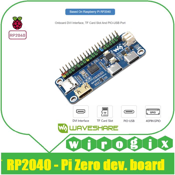 Jual RP2040 Pi Zero Development Board - Kab. Bandung - wirogix | Tokopedia