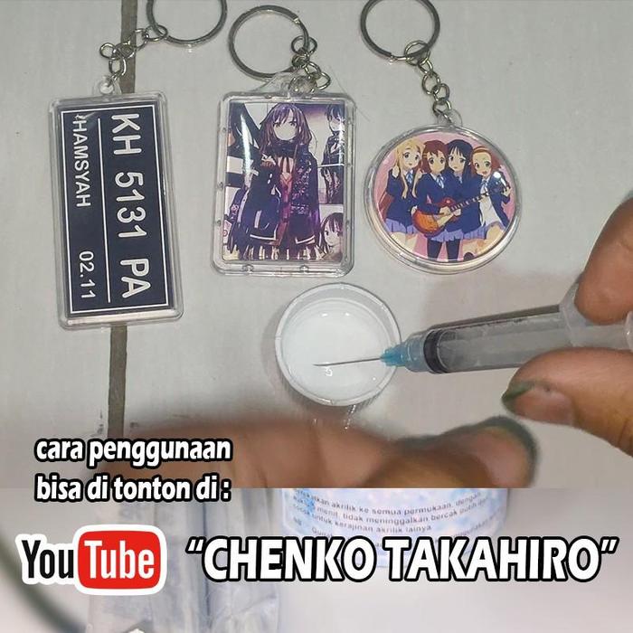 Jual Lem Akrilik Super Bening crystal glue + FREE suntikan. - Jakarta ...