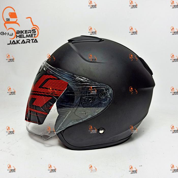 Jual HELM KYOTO SOLID BLACK DOFF HALF FACE SNI KBS - Jakarta Utara - BIKERS HELMET JAKARTA ...